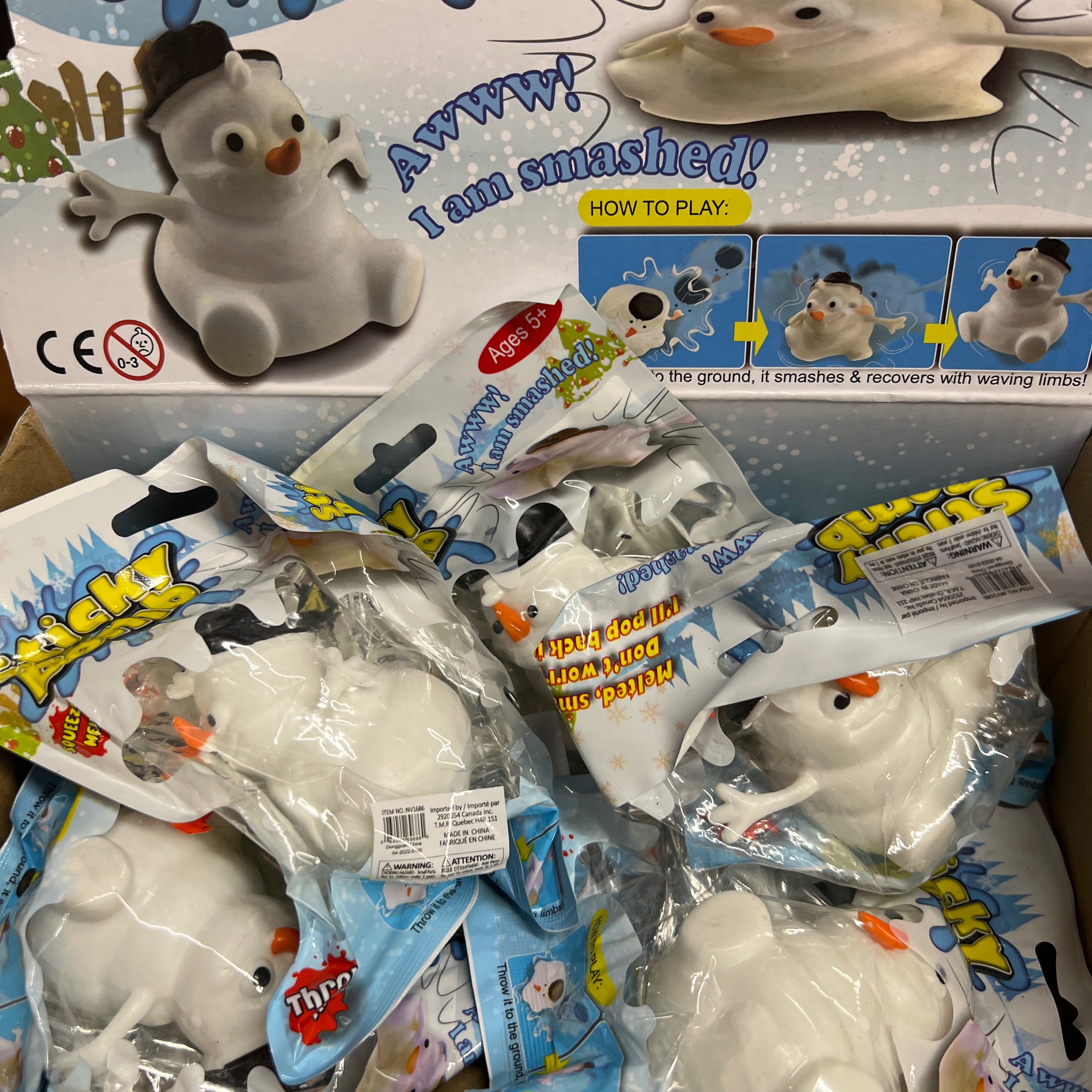 5 snowman sticky bombs | Pittman's Country Market