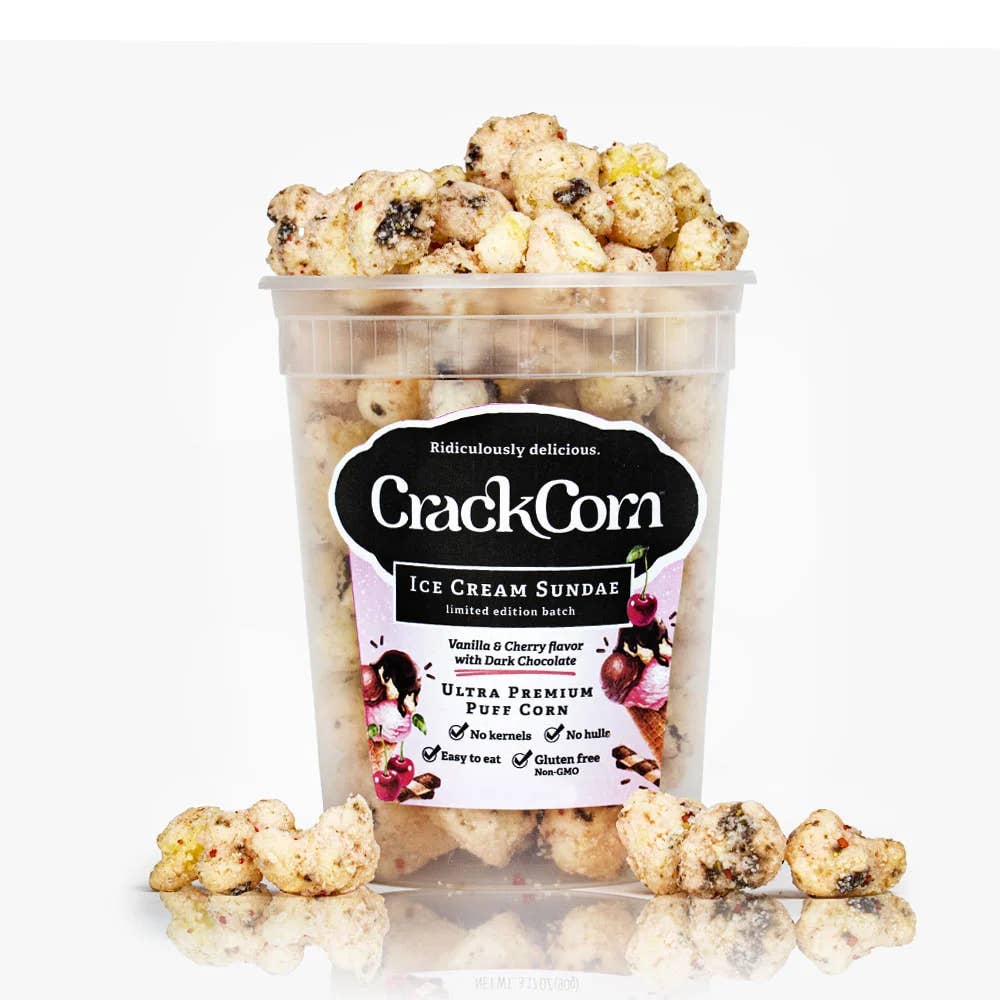 Crack Corn - Crack Corn / Puffy Pop - Ice Cream Sundae (4 oz) | Pittman ...