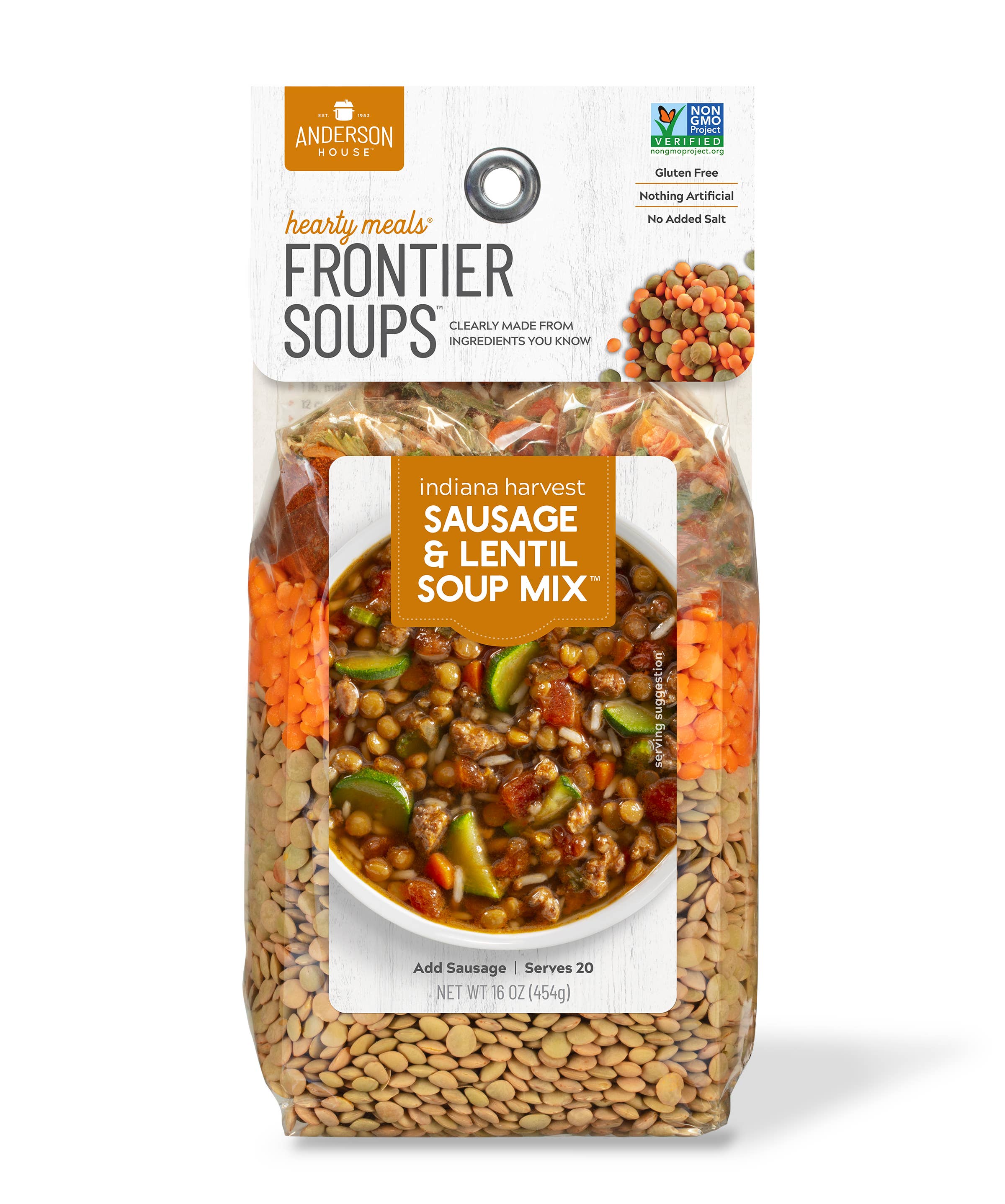 Indiana Harvest Sausage & Lentil Soup Mix | Pittman's Country Market