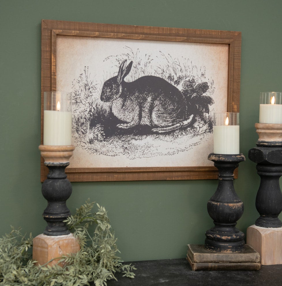 24”x18” RUSTIC BUNNY PRINT | Pittman's Country Market
