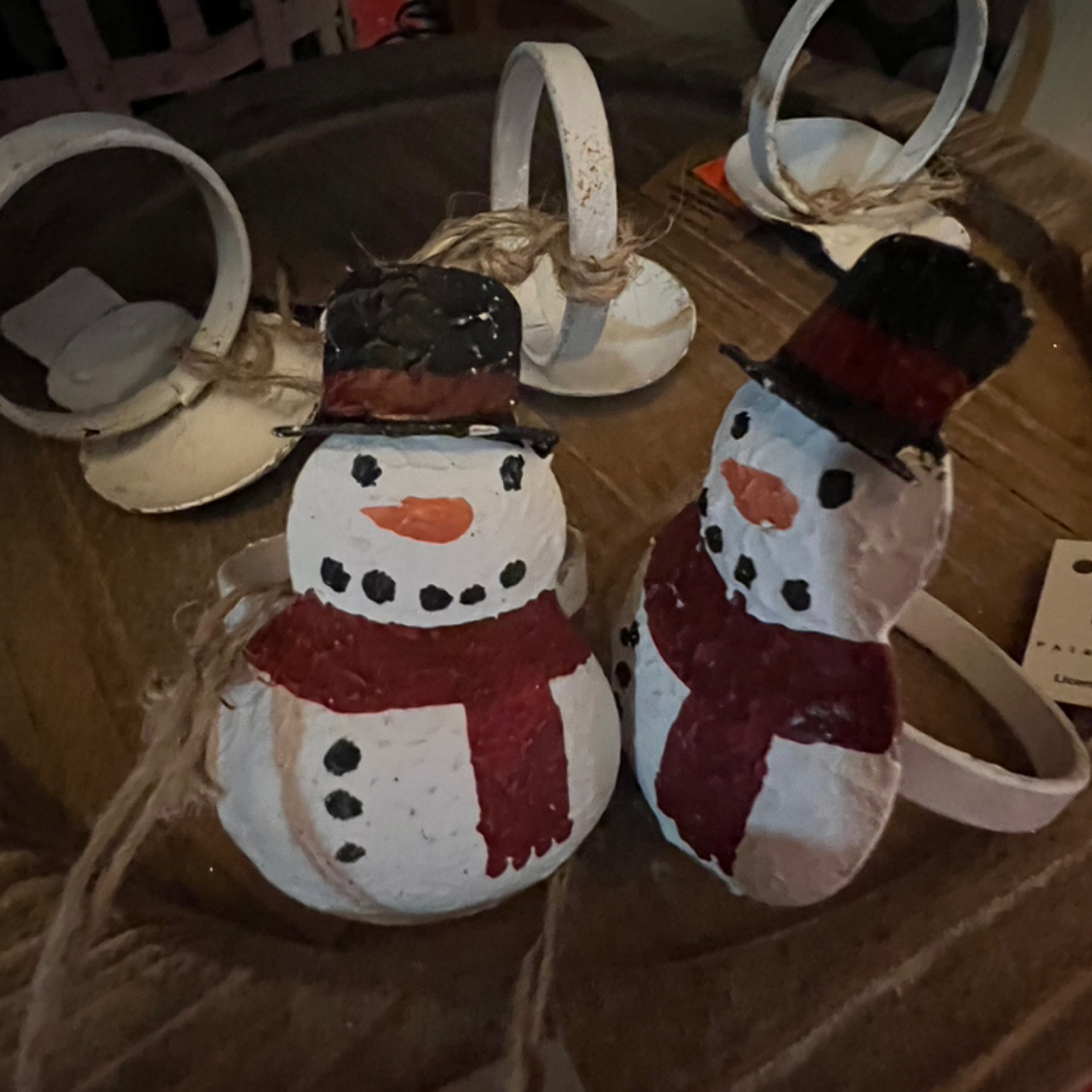 Set of 5 snowman napkin rings | Pittman's Country Market