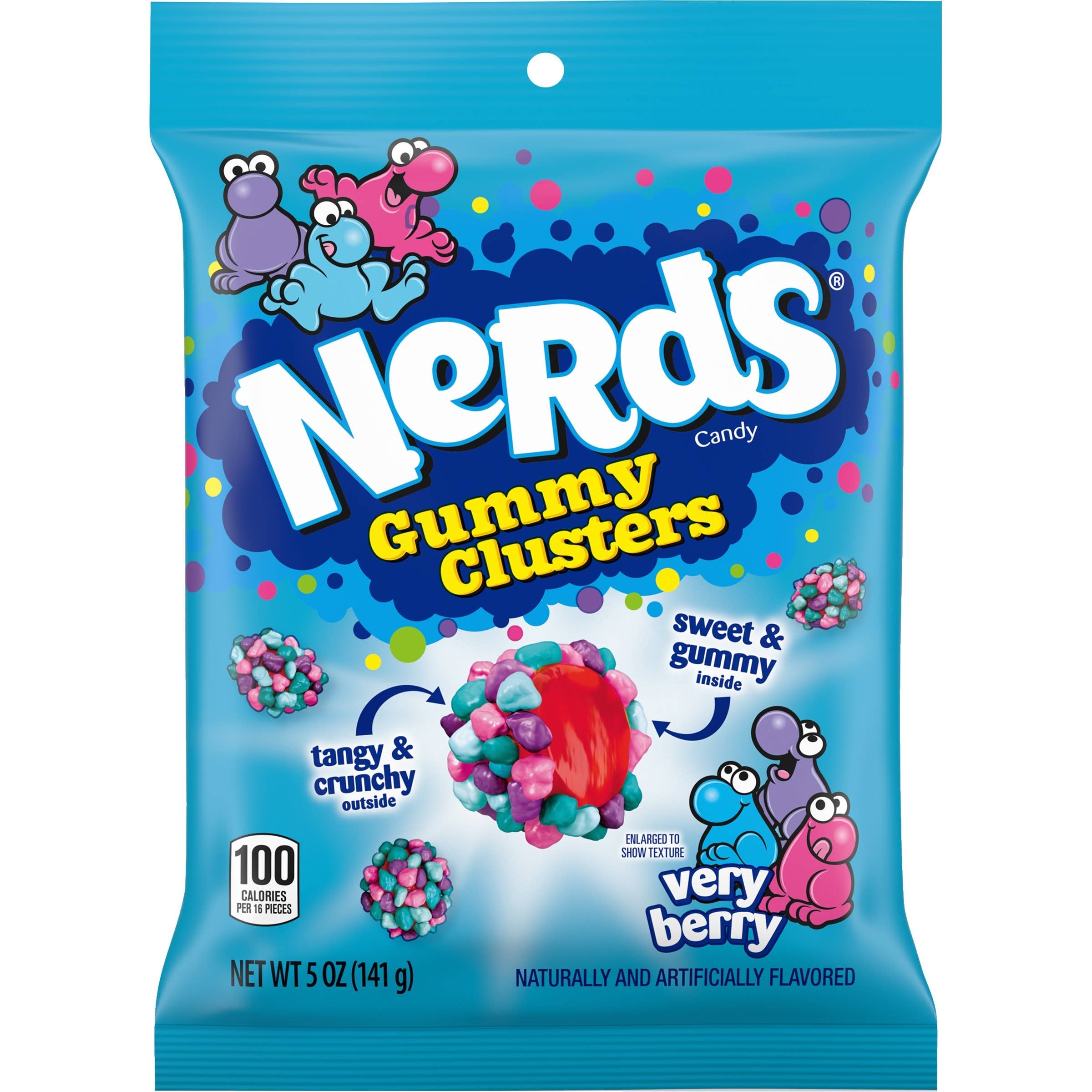 Grandpa Joe's Candy Shop - Nerds Gummy Clusters Very Berry 5oz Bag ...