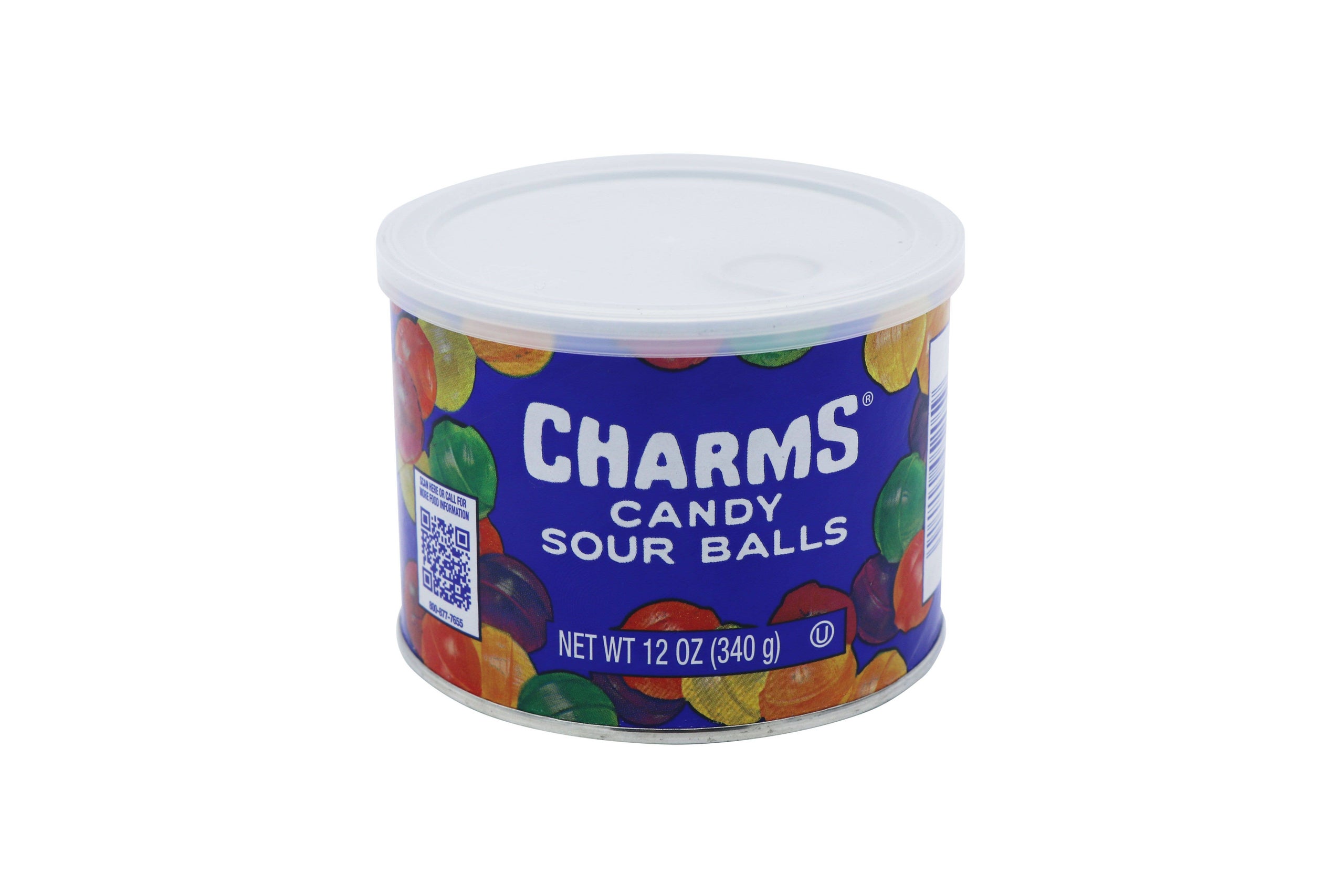 Grandpa Joe's Candy Shop - Charms Candy Sour Ball 12oz Tin, 12ct Case ...